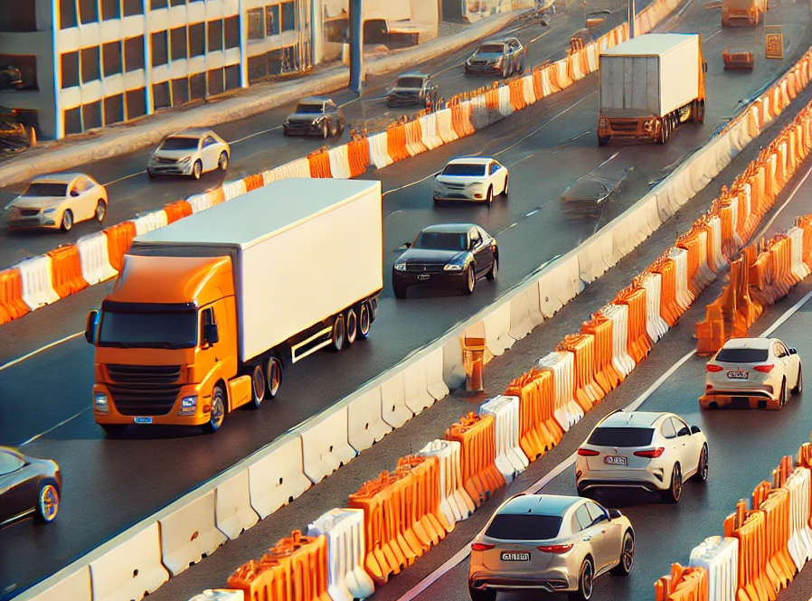 Fungsi dan Manfaat Road Barrier Plastik di Jalan Raya - Website Informasi